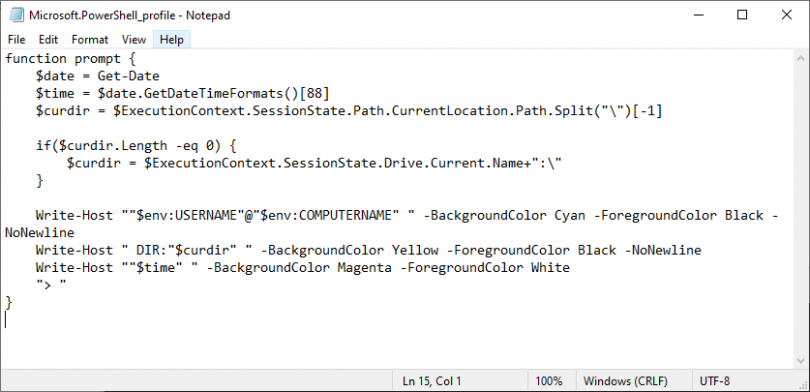 Customizing The Powershell Prompt Dean Thomson